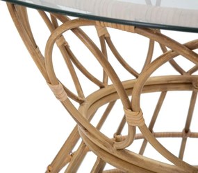Designový konferenční stolek Gennipha 75 cm hnědý