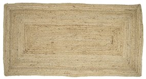 Obdélníkový přírodní jutový koberec- 70*140*1cm