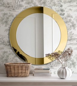 Zrcadlo Lady Gold Rozměr: Ø 60 cm
