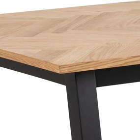 Jídelní stůl Brighton 180 cm dub/černý