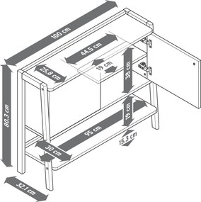 Tchibo - Příborník - barva: hnědá