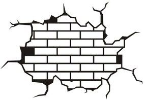 Samolepka na zeď Zeď, nálepka na stěnu (11641)