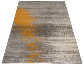 Moderní kusový koberec SPRING H170A Šedý oranžový Rozměr: 300x400 cm