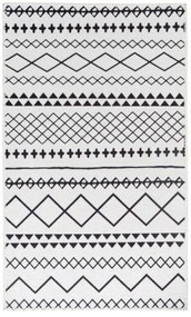 Arte Espina Kusový koberec Maya 400 Bílá/ Černá Rozměr koberce: 120 x 180 cm