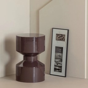 Kovový kulatý odkládací stolek ø 30 cm Hidde – WOOOD