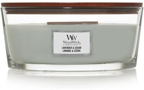 WoodWick – svíčka Lavender & Cedar (Levandule a cedr), 453 g