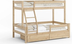 Rkids | Patrová postel Gardo 90/120x180 Přírodní
