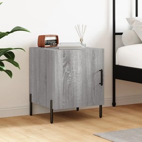 Noční stolek šedý sonoma 40 x 40 x 50 cm kompozitní dřevo