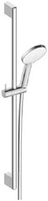 Duravit Sprchy - Set sprchové hlavice, tyče a hadice, 3 proudy, chrom UV0680002010