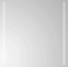 Koupelnové zrcadlo s LED osvětlením 50x50 cm 151739