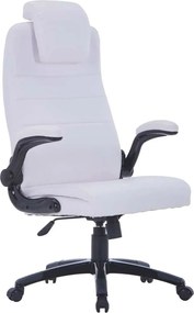 vidaXL Kancelářská židle umělá kůže nastavitelná [20090] Barva: Bílá