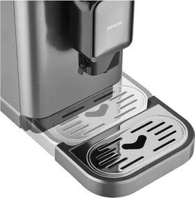 SENCOR SES 8000BK šedá / Automatický kávovar / 1350W / 20 bar / 1.5 l