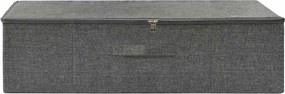 Úložný box textil 70 x 40 x 18 cm antracitový 332903