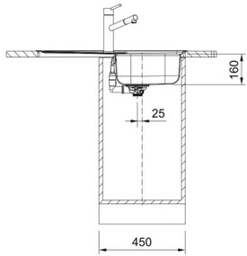 Franke Spark SKN 611-79 Nerezový dřez s odkapem oboustranné provedení, 79x50cm, 101.0612.525