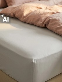 Sinsay - Napínací prostěradlo s gumičkou - šedá