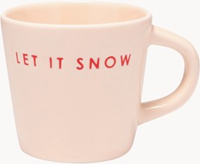 Ručně foukaný pohárek na espresso Let It Snow