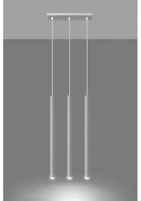 Sollux SL.0466 - Lustr na lanku PASTELO 3xG9/8W/230V bílá