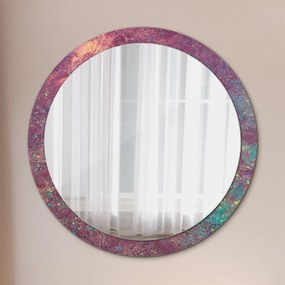 Kulaté dekorativní zrcadlo Festival barev fi 100 cm