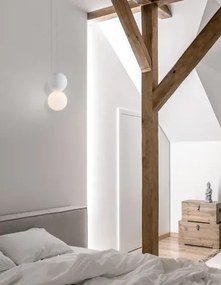 Moderní lustr Zero 10 bílé