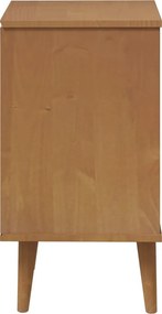 vidaXL Noční stolek MOLDE 40 x 35 x 65 cm masivní borové dřevo [350498] Barva: Hnědá