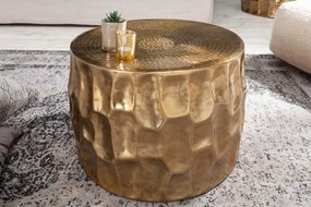 Konferenční stolek Organic Orient 53cm zlatá měď