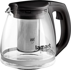 Lamart LT7025 VERRE, konvice, 1,1l, černá