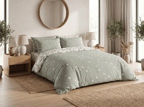 Povlečení z mikrovlákna SNUVIA šalvějově zelené Rozměr povlečení: 70 x 90 cm | 140 x 220 cm