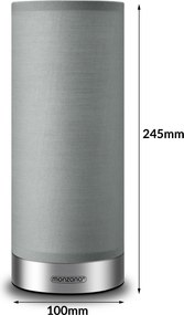 Monzana Stolní lampy Jasmin 2 ks – dotykové, šedé, stmívatelné