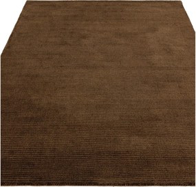 Tmavě hnědý ručně tkaný koberec 120x170 cm – Asiatic Carpets