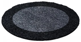 Hans Home | Kusový koberec Life Shaggy 1503 anthracit kruh - 160x160 (průměr) kruh