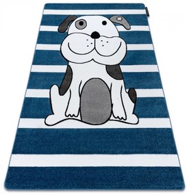 Dywany Łuszczów, Dětský kusový koberec Petit Puppy blue, 160x220, modrá, dětský pokoj