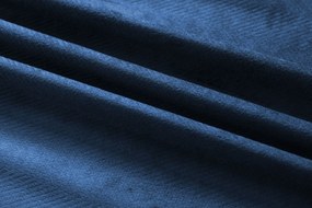 Zatemňovací závěs ELVIO VELVET 140x250 cm, námořnicky modrý Zavěšení: Kovové kroužky