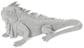 DEKORAČNÍ FIGURKA ELDO 31X15X12 CM STŘÍBRNÁ