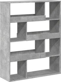 Dělicí stěna betonově šedá 100 x 33 x 125,5 cm kompozitní dřevo 3309486