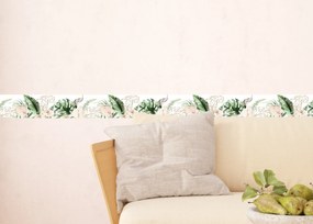 Samolepící bordura na zeď Botanika | 5 m x 13.8 cm | DWB8287