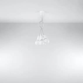 Sollux Lighting Závěsné svítidlo DIEGO 5 bílé