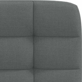 Otočné jídelní židle 6 ks tmavě šedé textil 3315462