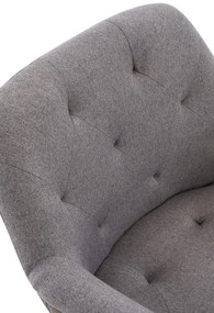 Bhm germany Jídelní židle Langford, textil, šedá