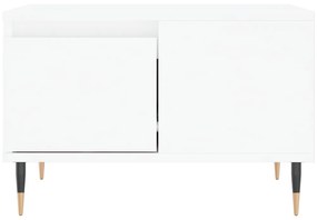 Konferenční stolek bílý 55 x 55 x 36,5 cm kompozitní dřevo - Default Title