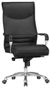 Bruxxi Kancelářská židle Boss, syntetická kůže, černá