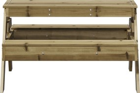 vidaXL Piknikový stůl pro děti 88x97x52 cm masivní borové dřevo [832600] Barva: Přírodní douglaska