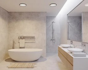 Stropní LED svítidlo NORDLUX Oja 29 černé IP54 BATH 3000K/4000K 14,5W 2015026103