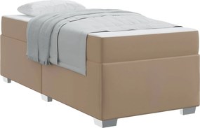 Rám postele Cappuccino 100 x 200 cm PVC 3399229