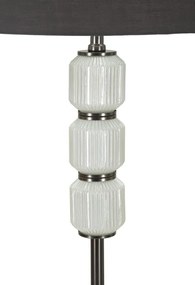 Stojací lampa Bright 164 cm šedá/bílá