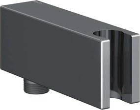 Keuco - Nástěnné kolínko s držákem, kartáčovaný černý chrom 59993130000