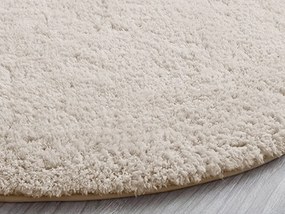 Béžový kulatý koberec Alpaca Rozměr: 80 cm