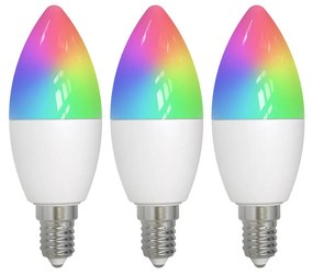 LUUMR Smart E14 4,9W CCT RGB ZigBee Tuya Hue 3-dílný