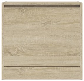 Botník dub sonoma 60 x 21 x 57 cm kompozitní dřevo - Default Title