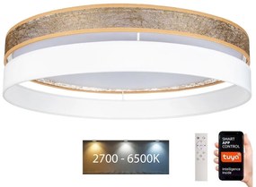 Belis | LED Stmívatelné stropní svítidlo LIMA LED/36W/230V Wi-Fi Tuya + DO bílá/zlatá | BE0879
