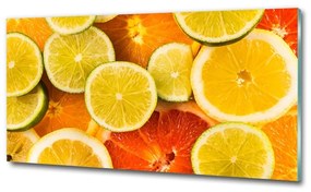 Wallmuralia Foto obraz sklo tvrzené Citrusové ovoce 100x50